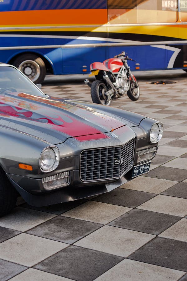 Classic Race Car at Assen TT Racetrack in the Netherlands Editorial ...