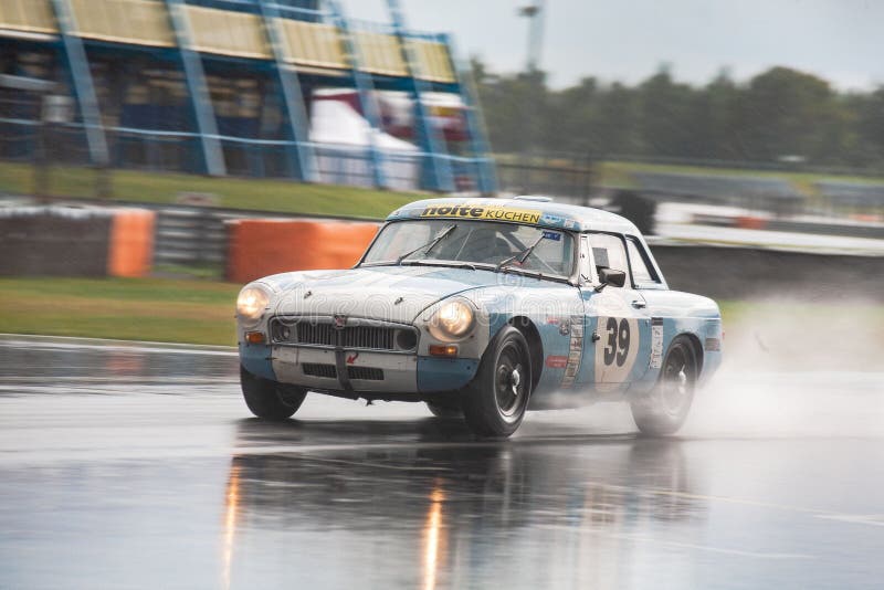Classic Race Car at Assen TT Racetrack in the Netherlands Editorial ...