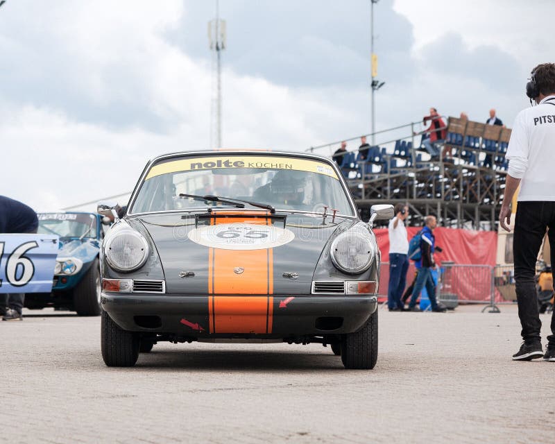 Classic Race Car at Assen TT Racetrack in the Netherlands Editorial ...