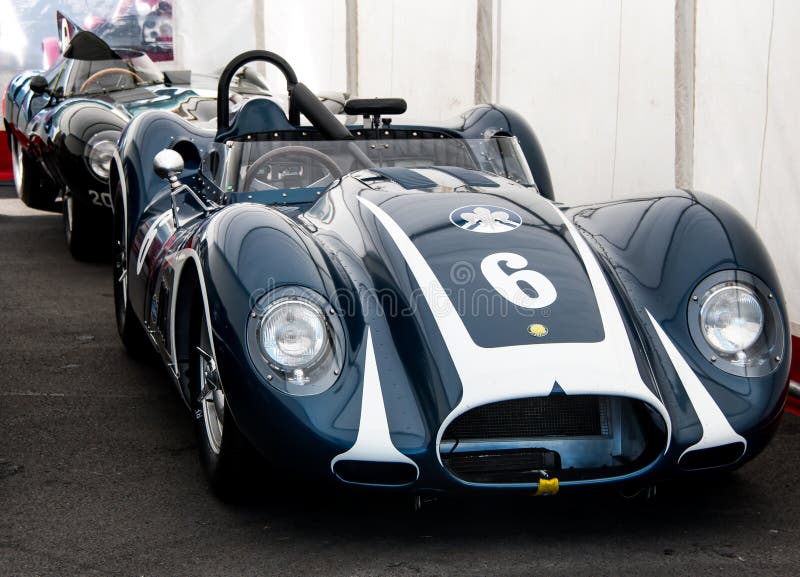 A classic racing car editorial stock photo. Image of extravagant ...