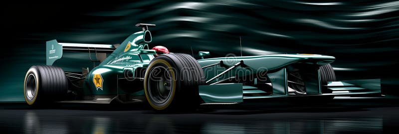 Classic Racing Car Showcased in a Dynamic Studio Setting with Dramatic ...