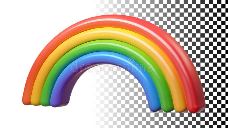 Classic Rainbow Arc, Vibrant Spectrum, Light and Colors, Cheerful ...