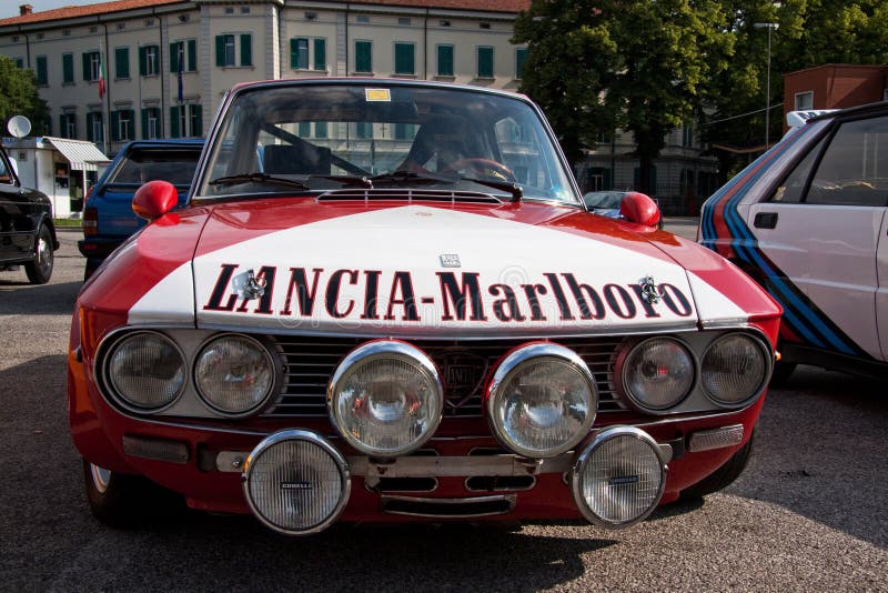 Classic rally car editorial image. Image of lancia, trial - 21251360