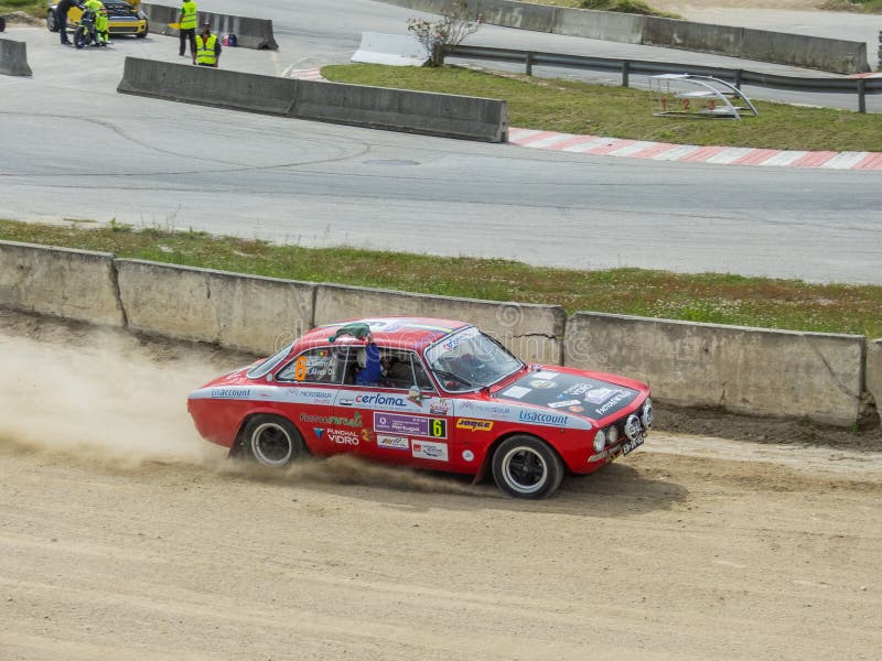 Classic Rally Car on a Lousada Portuguese Circuit in 2021 Editorial ...