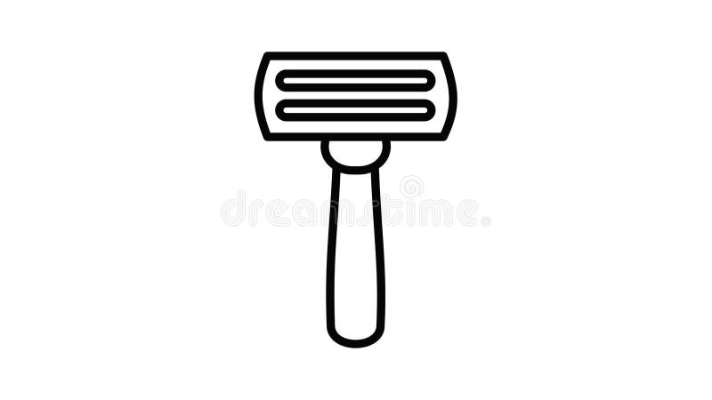 Classic Razor Icon Animation Stock Video - Video of retro, hygiene ...