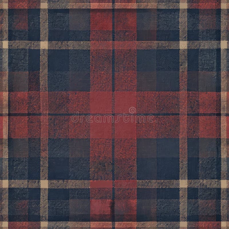 Blue Plaid Flannel Fabric Texture Ai Generated Stock Photos - Free ...