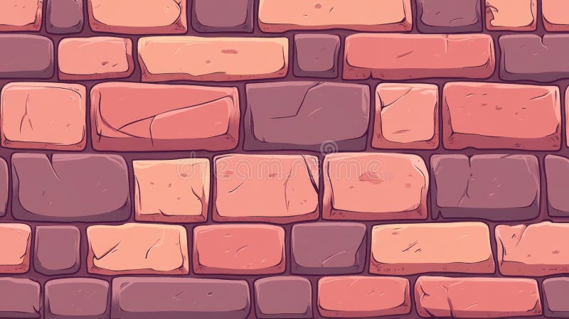 A Classic Red Brick Wall Texture, Perfect for a 2D Platformer Game ...