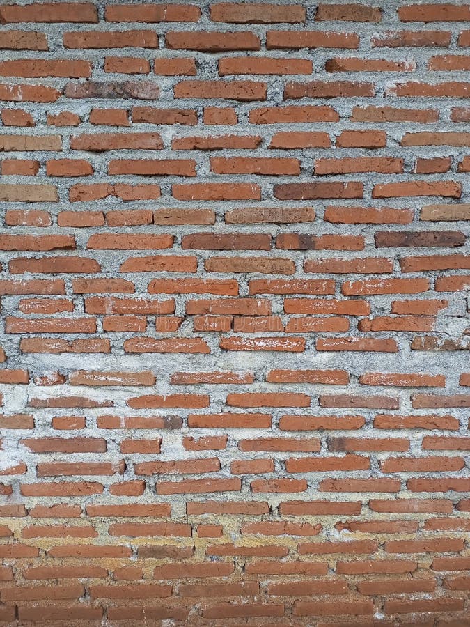 Classic Red Brick Wall Texture Seamless Pattern Stock Image - Image of ...