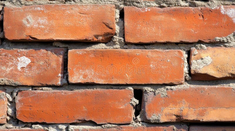 Classic Red Brick Wall Texture Stock Illustration - Illustration of ...