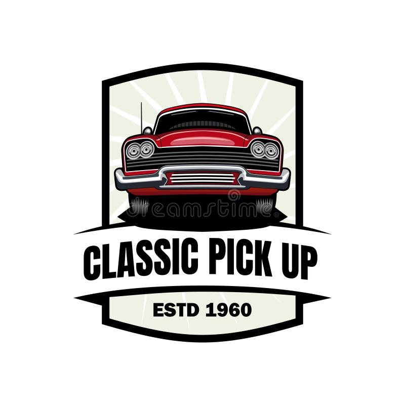 Classic Red Pick Up Trucks Stock Illustrations – 14 Classic Red Pick Up ...