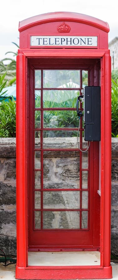 Classic Red Telephone Booth Stock Photo - Image of travel, architecture ...
