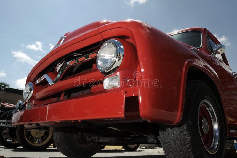 Classic Red Truck Picture. Image: 6167581