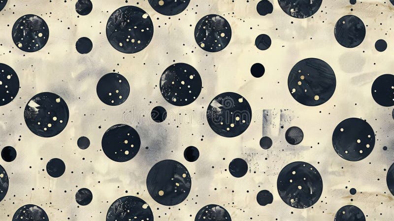 Featuring a Neutral Background and Polka Dots in Consistent Black or ...