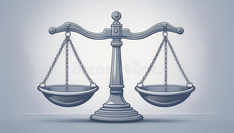 A Classic Representation of Justice with a Balanced Scale Symbolizing ...