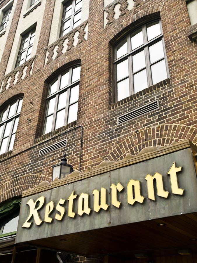 Exterior of Spanish Restaurant Stock Photo - Image of hospitality ...