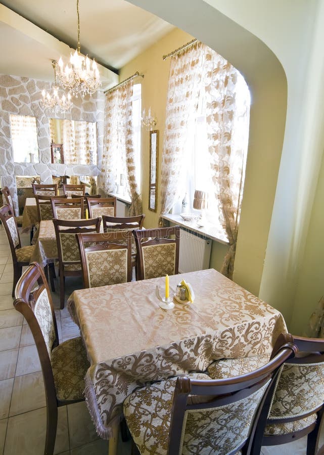 Classic Restaurant Interior Stock Photo - Image of house, retro: 4975774