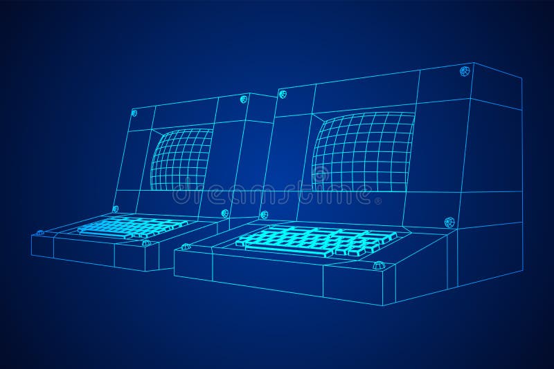 Old Computer Keyboard Cpu Monitor Stock Illustrations – 168 Old Computer Keyboard Cpu Monitor ...