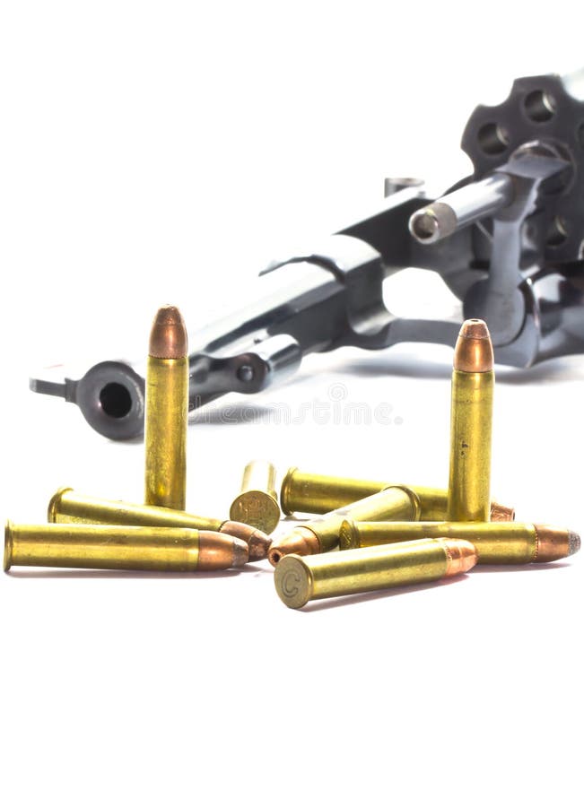 Classic Revolver and Holster Stock Photo - Image of barrel, classic ...