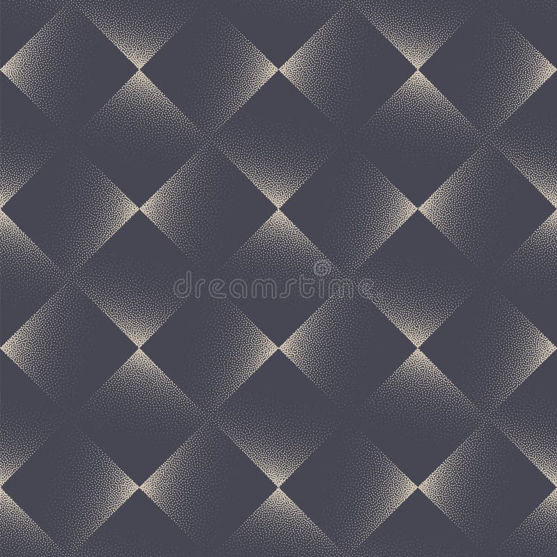 Classic Rhombus Check Grid Seamless Pattern Vector Dotted Abstract ...