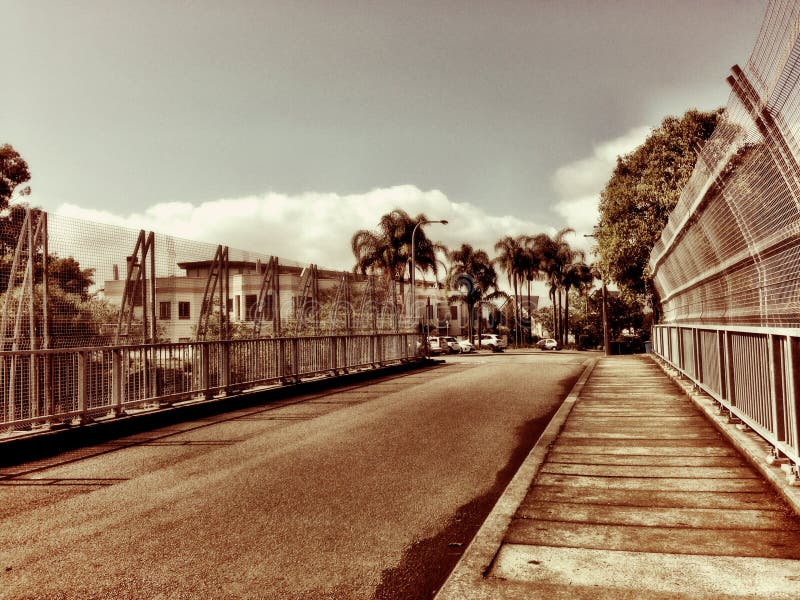 Classic road on old bridge stock photo. Image of classic - 83173096