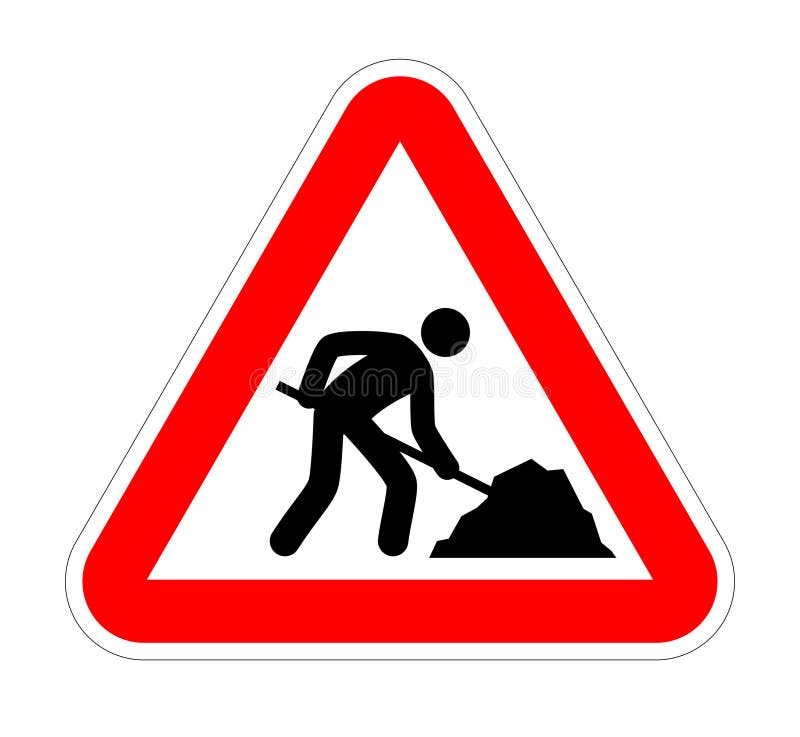 Men at Work Symbol stock illustration. Illustration of work - 9041319