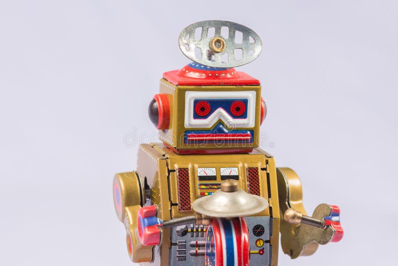 Classic robot toys stock image. Image of concept, retro - 83004043