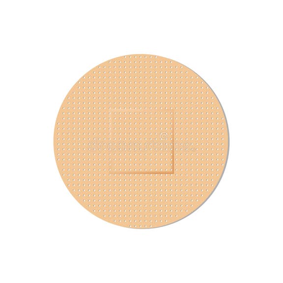 Classic Round Shape Plaster for Wounds Stock Vector - Illustration of ...