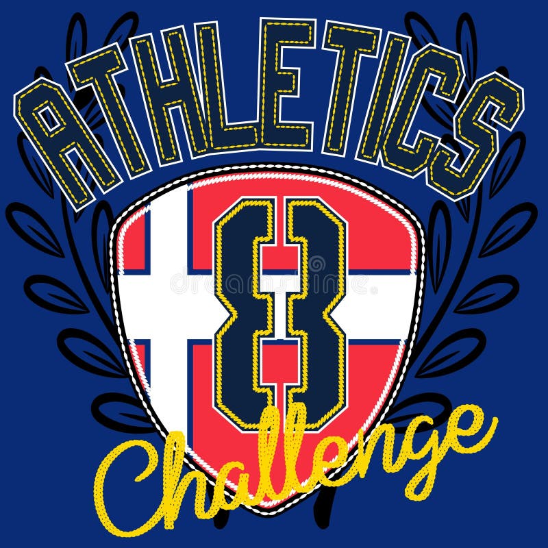 Classic Royal Emblem Heraldic. Embroidery Emblem Template Vector ...