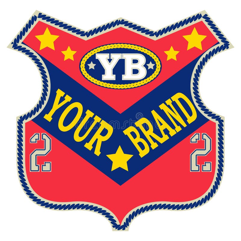 Classic Royal Emblem Heraldic. Embroidery Emblem Template Vector ...