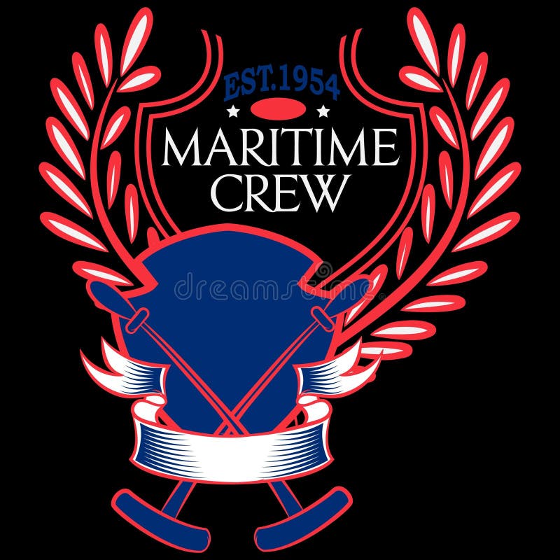 Classic Royal Emblem Heraldic. Embroidery Emblem Template Vector ...