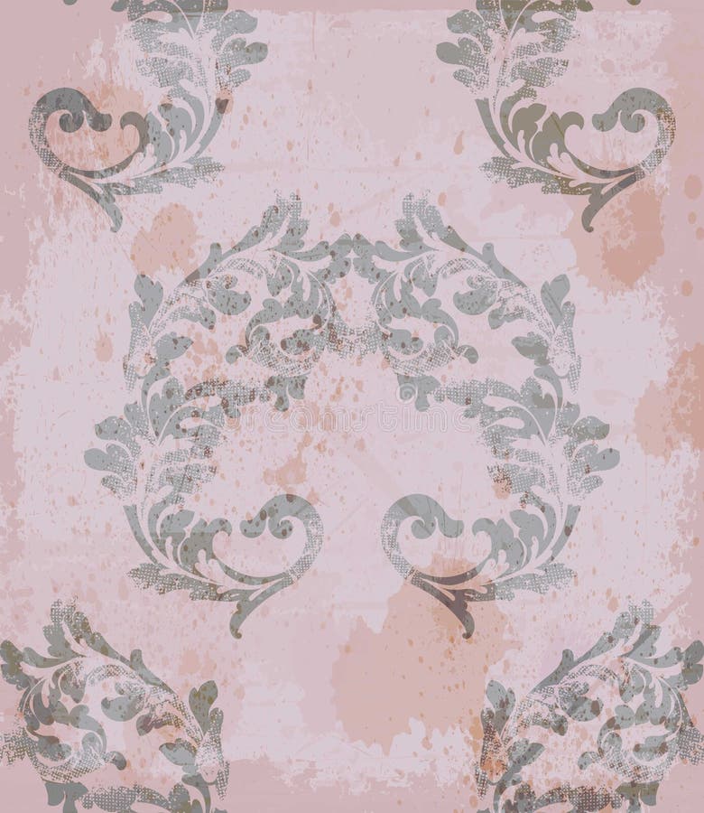 Classic Royal Pattern Fabric. Vector Damask Ornament Texture Designs ...