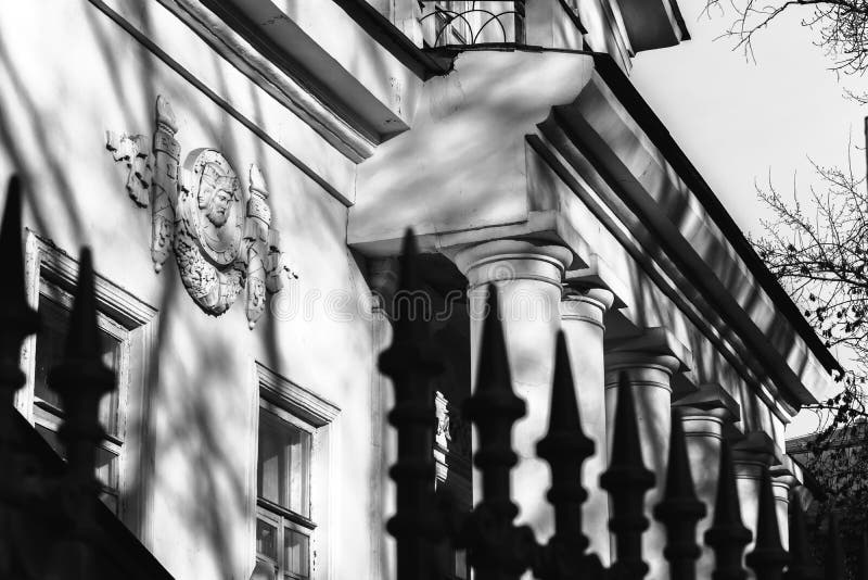 Classic Russian Manor in Moscow Stock Image - Image of front, estate ...