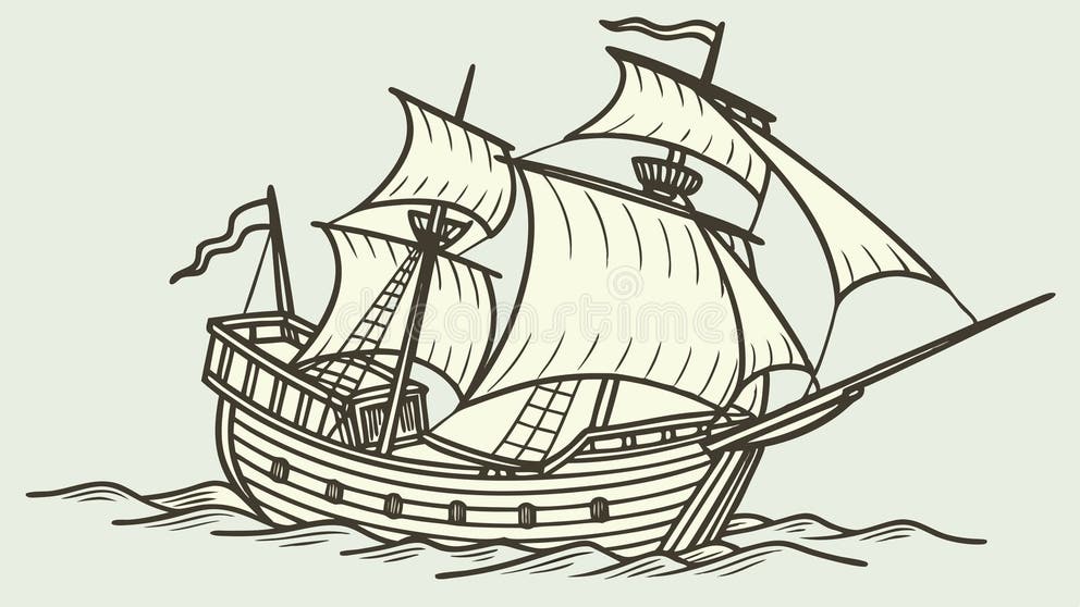 Sailing Broadside Stock Illustrations – 15 Sailing Broadside Stock ...