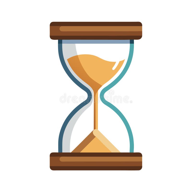 Classic Sand Timer Icon: Countdown, Deadline, and Time Management ...