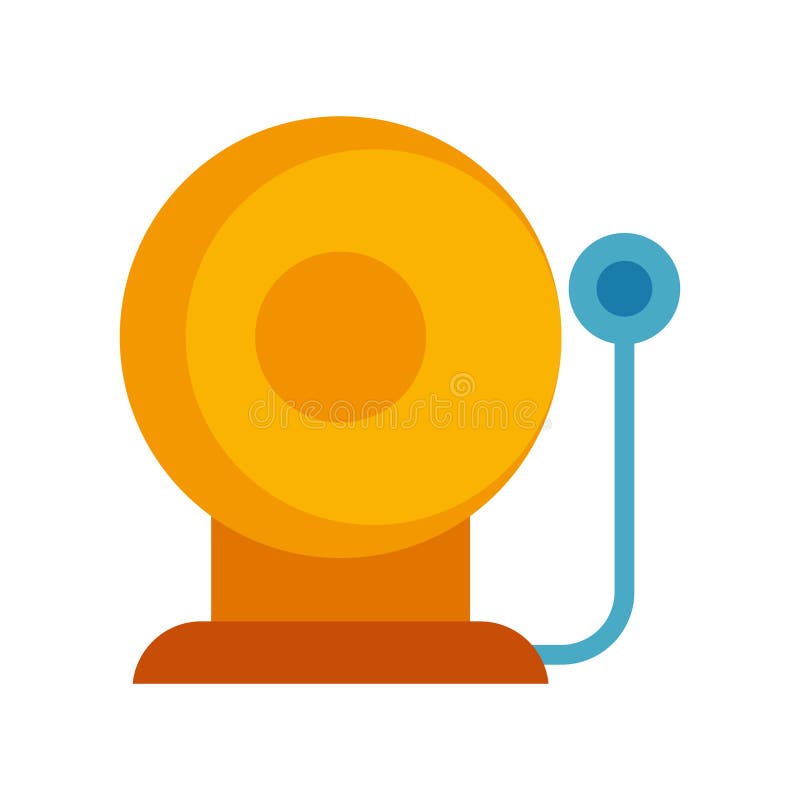 Classic School Alarm Bell for Classroom Alerts Stock Illustration ...