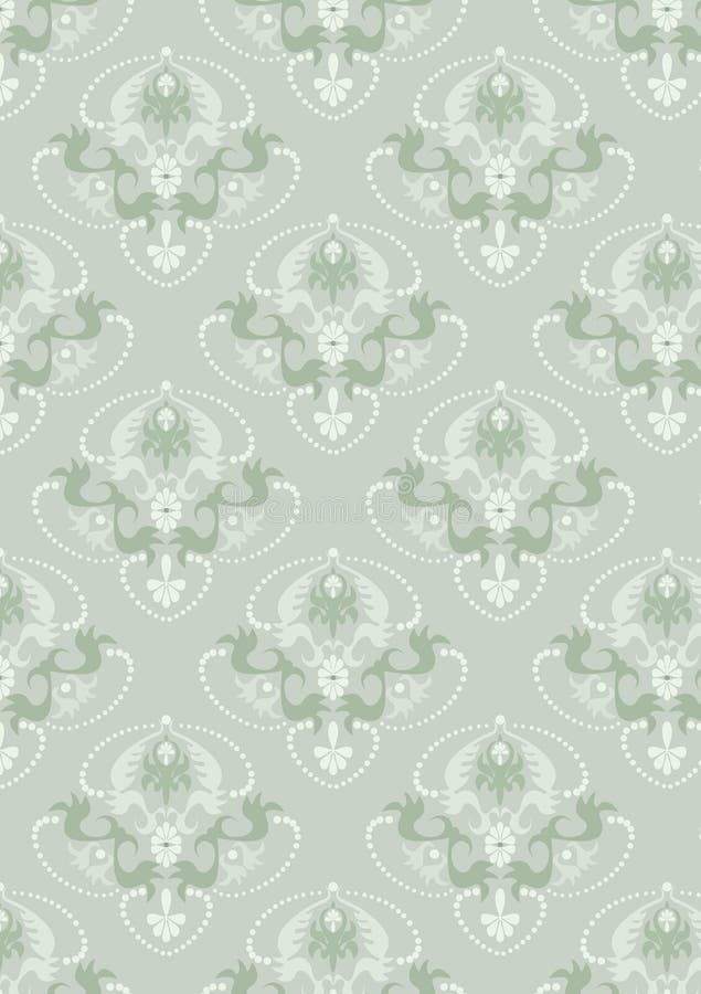 Classic Seamless Background with Green Shade Stock Vector ...