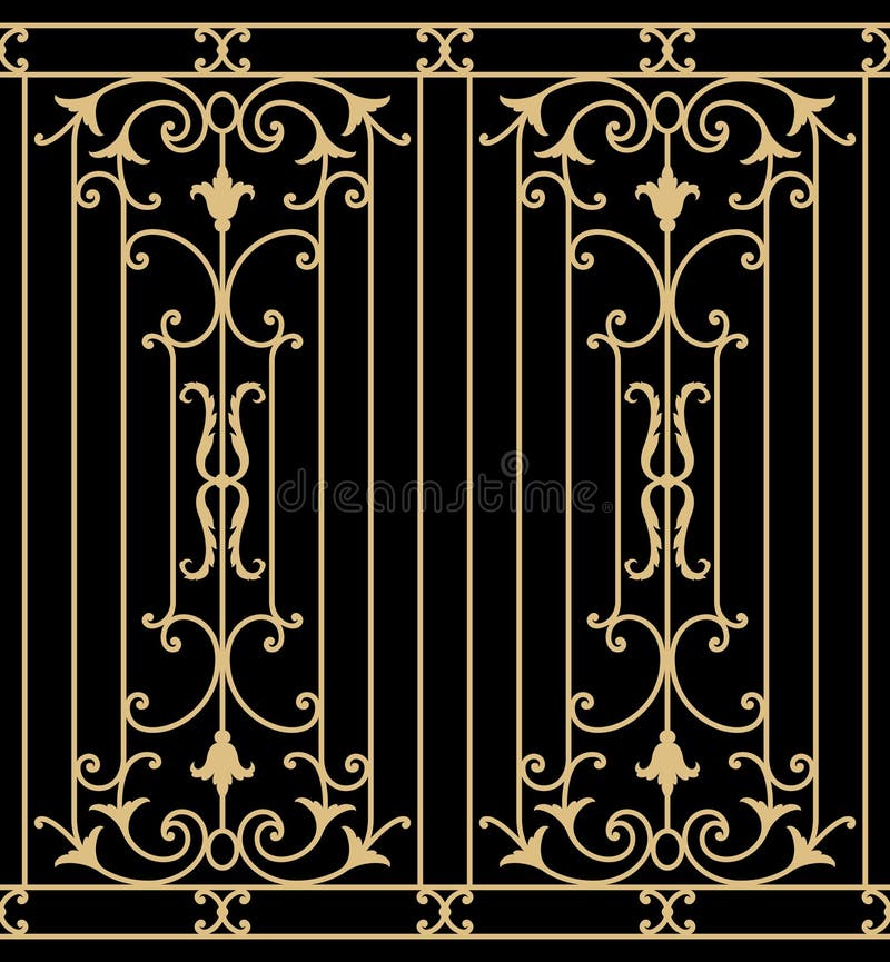Classic Seamless Border stock vector. Illustration of revival - 68363651