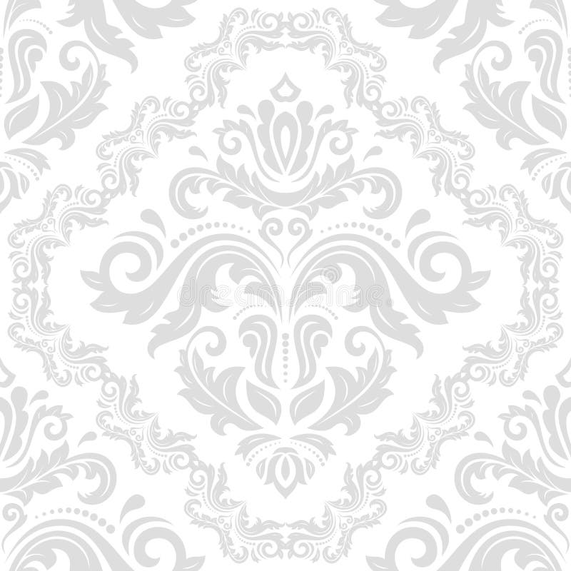 Classic Seamless Light Pattern Stock Illustration - Illustration of ...