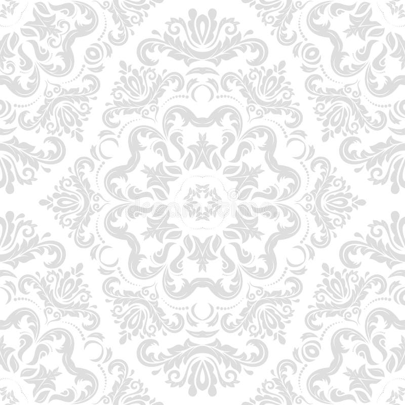 Classic Seamless Vector Grey Pattern Stock Vector - Illustration of ...