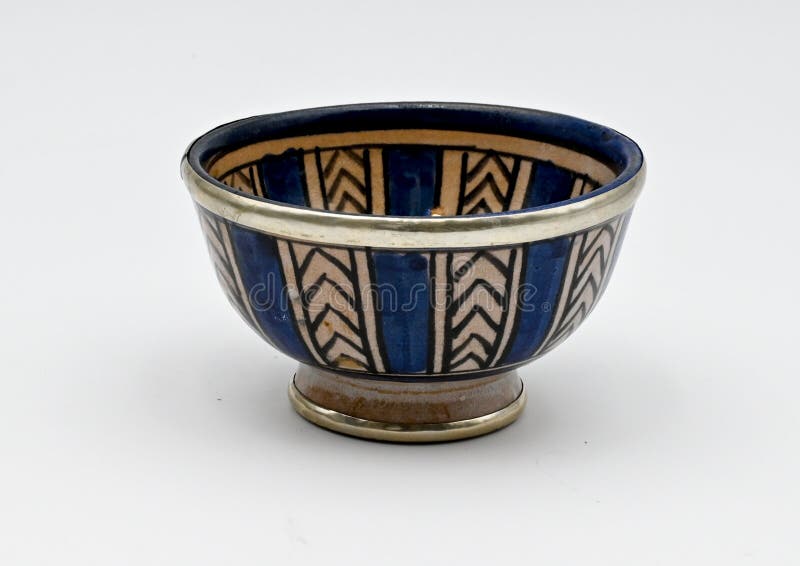 Vintage Serving Bowls with Designs with Isolated White Back Ground Full ...