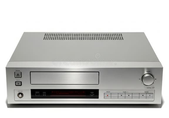 Classic Silver Cd Player with Large Display and Control Knob for Home ...