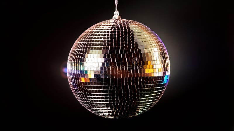 Classic Silver Disco Ball stock illustration. Illustration of retro ...