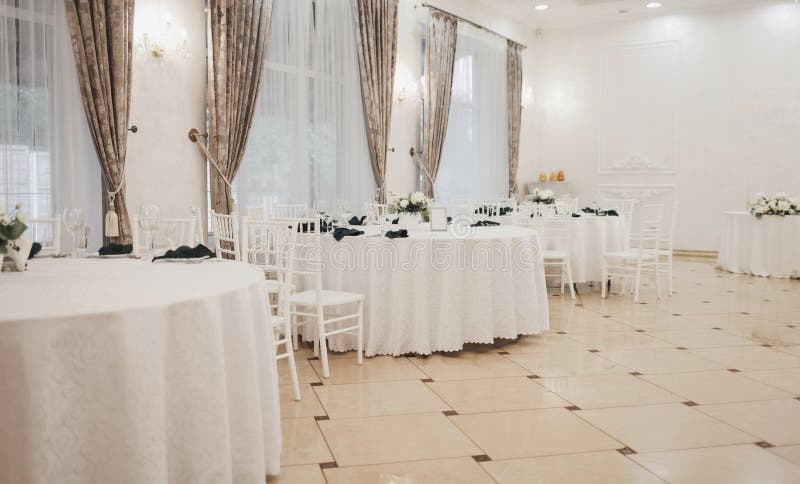 Classic and Simple Interior of the Cafe Stock Image - Image of ...