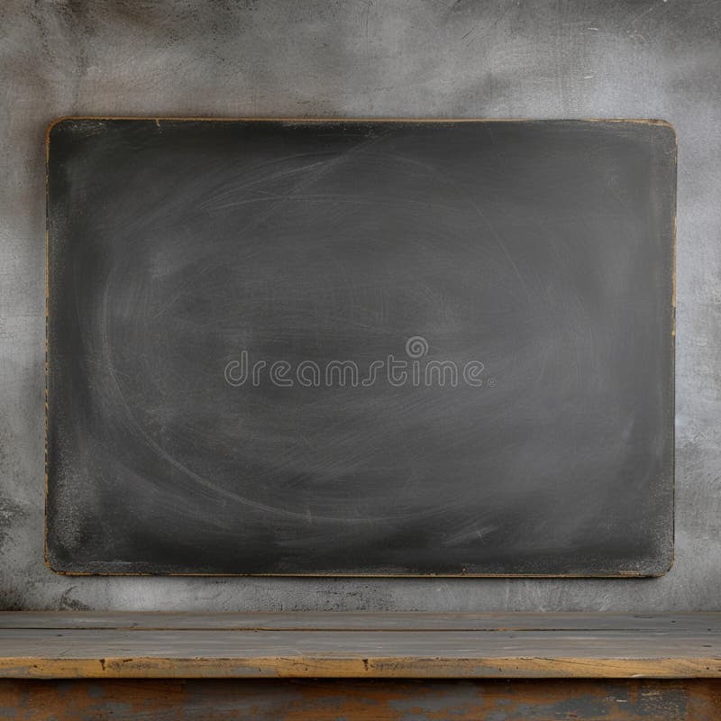 Classic Simplicity an Empty Black Chalkboard with Clean, Versatile ...