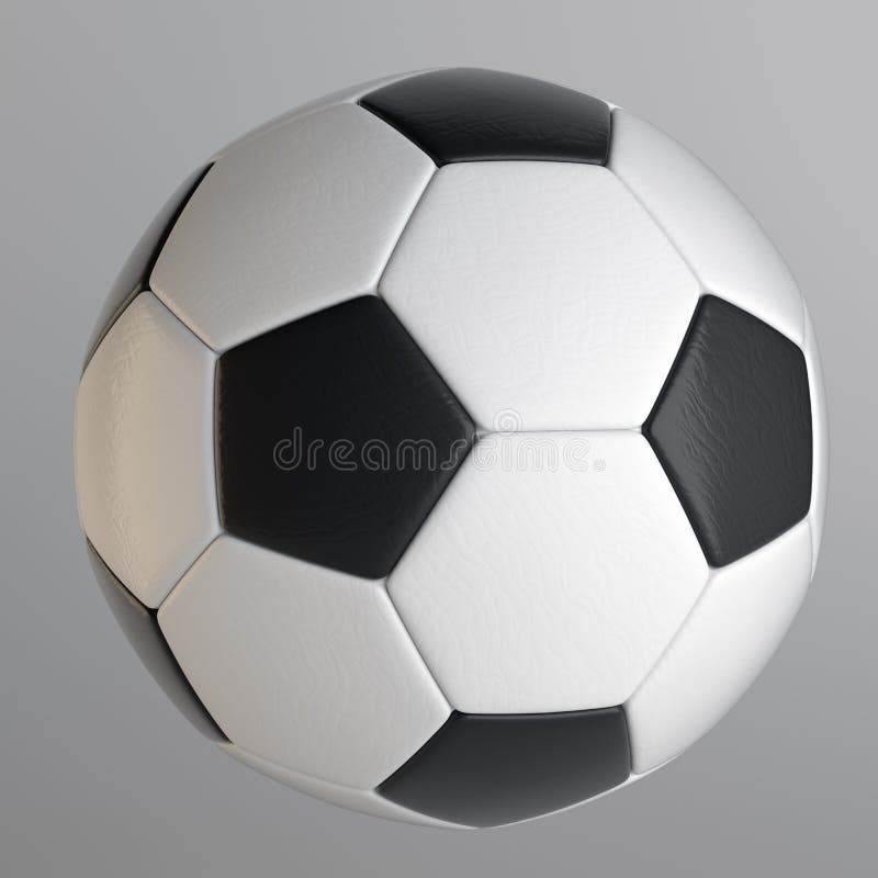 Classic soccer ball stock illustration. Illustration of gradient - 85489766