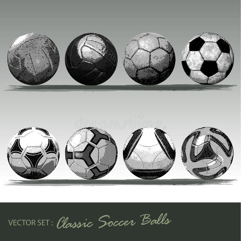 Classic Soccer Ball in Studio with White Background 3D Illustration ...
