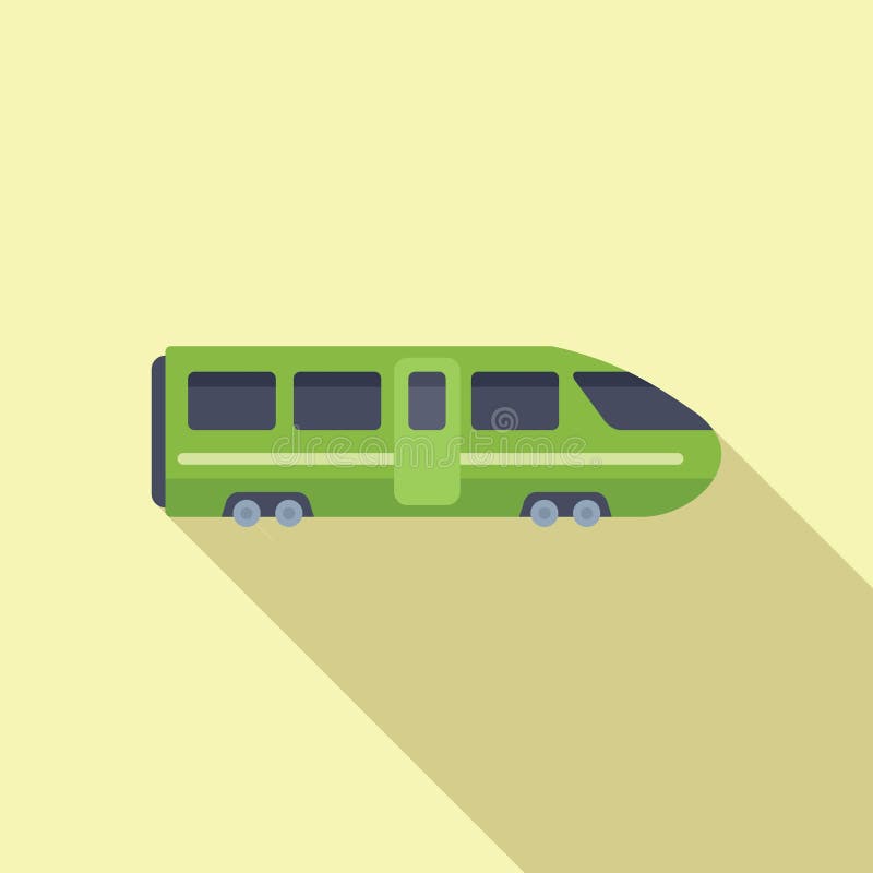 Classic Speed Train Icon Flat Vector. Modern Locomotive Stock Vector - Illustration of high ...