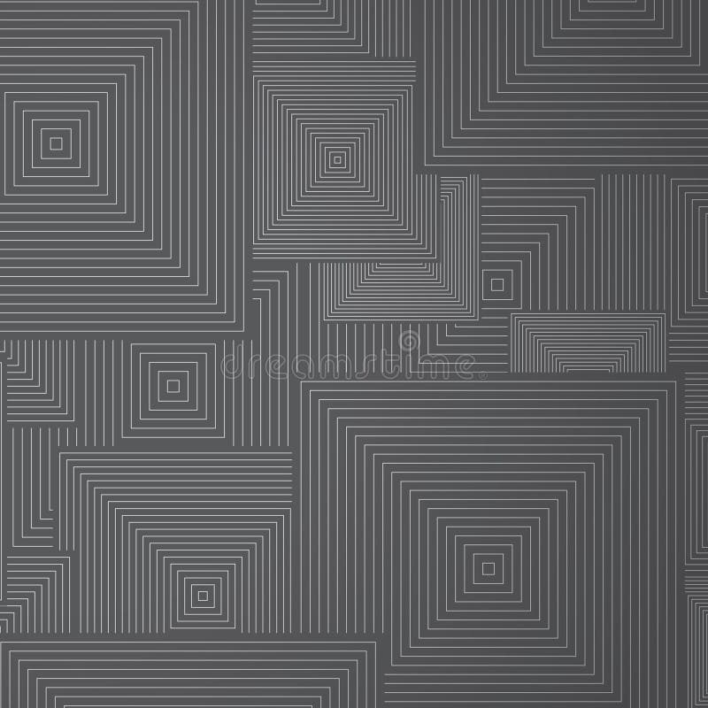 Classic Square Line Vector Pattern Background Stock Illustration ...
