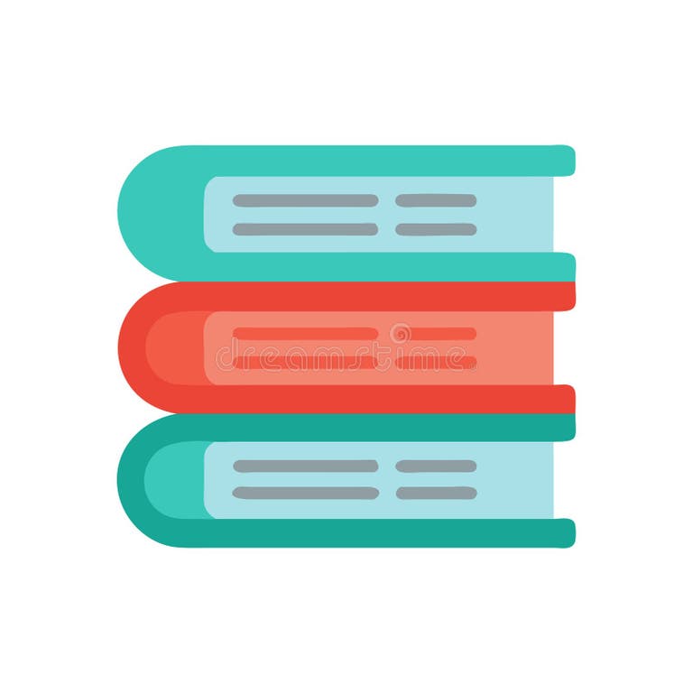 Classic Stack of Books Icon Stock Vector - Illustration of collection ...