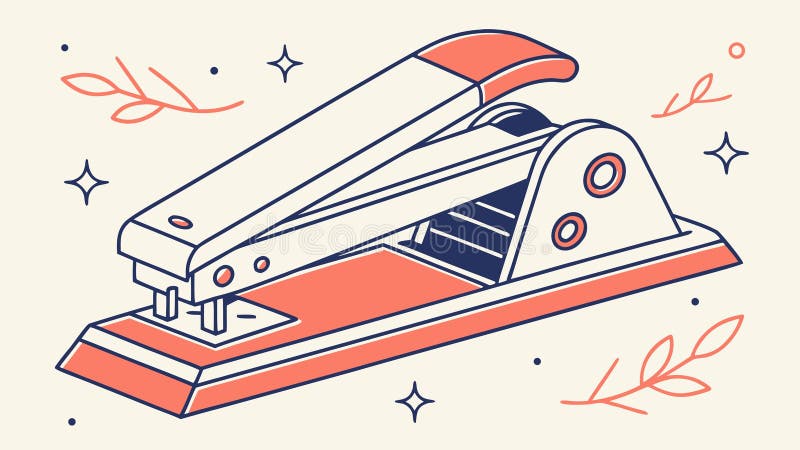 Classic Stapler for Office Productivity, Vector Design Generative AI ...